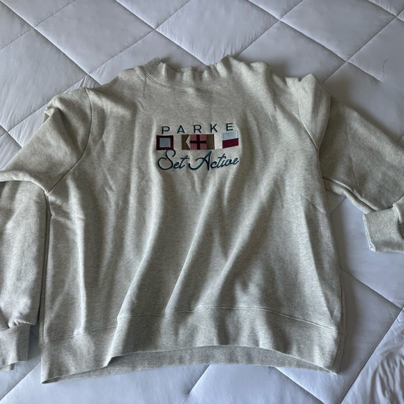 Parke | Sweaters | Set Active X Parke Mock Neck Never Worn | Poshmark